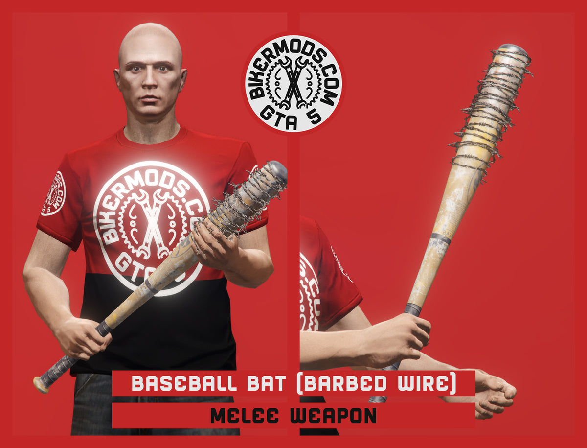 Baseball Bat (Barbed Wire) – GTA 5 Bikermods FiveM